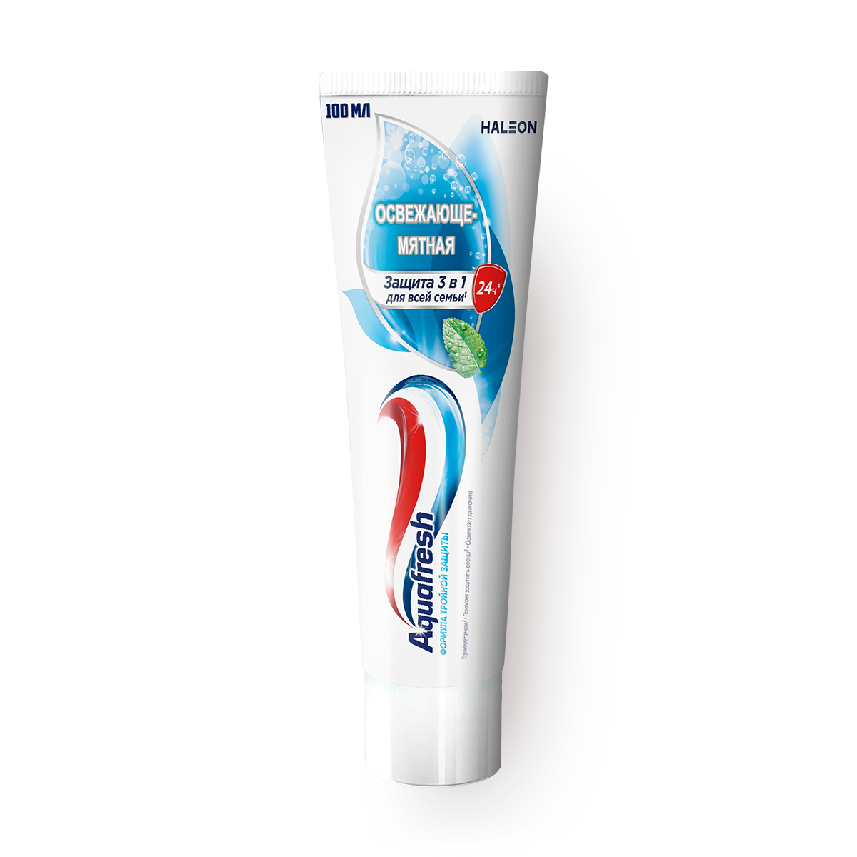 Зубная паста Aquafresh Формула тройной защиты освежающе-мятная