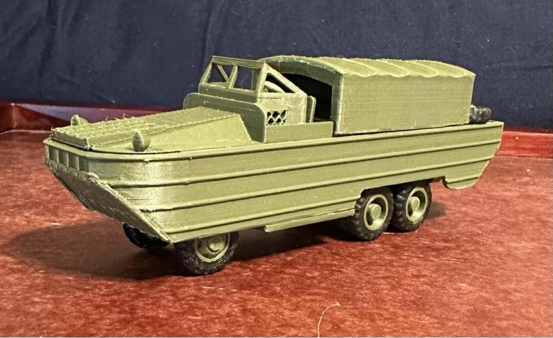 DUKW-353 Amphibious. Масштабная модель 1:72.