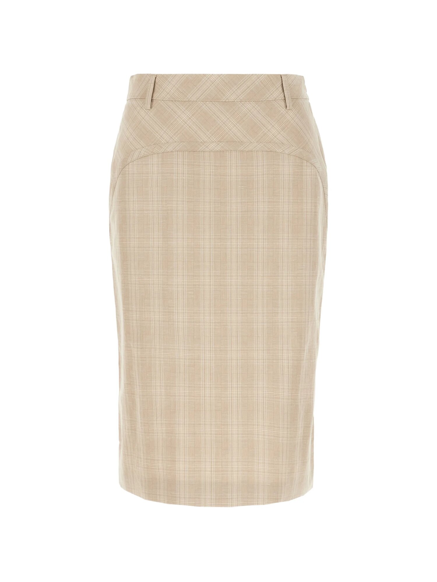 Юбка Check ruffled midi skirt