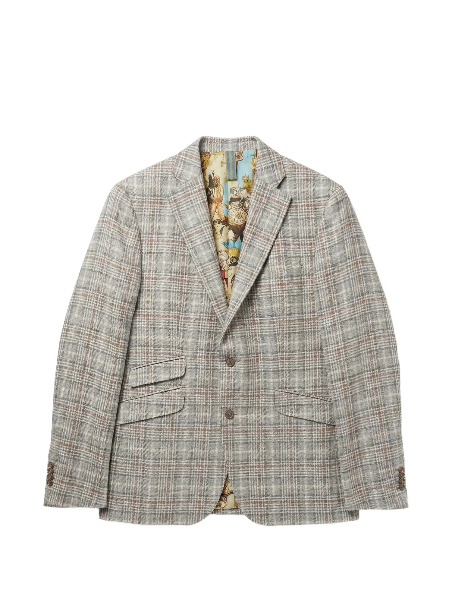 Пиджак Glen-check tailored blazer