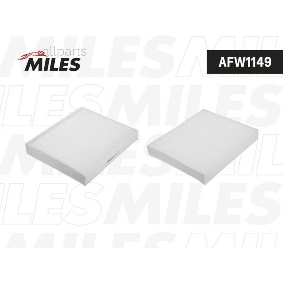 MILES AFW1149 Фильтр салона FORD FOCUS C-MAX/MONDEO 07-/VOLVO C30/C70/S40 04-