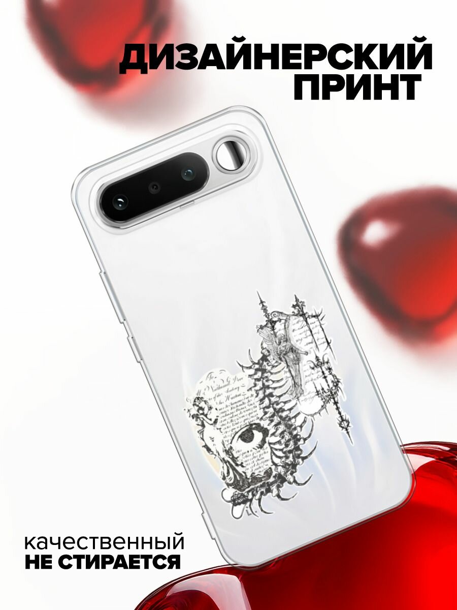 Чехол на Realme 16 / Реалми 16 с принтом Готическая многоножка — фото 1