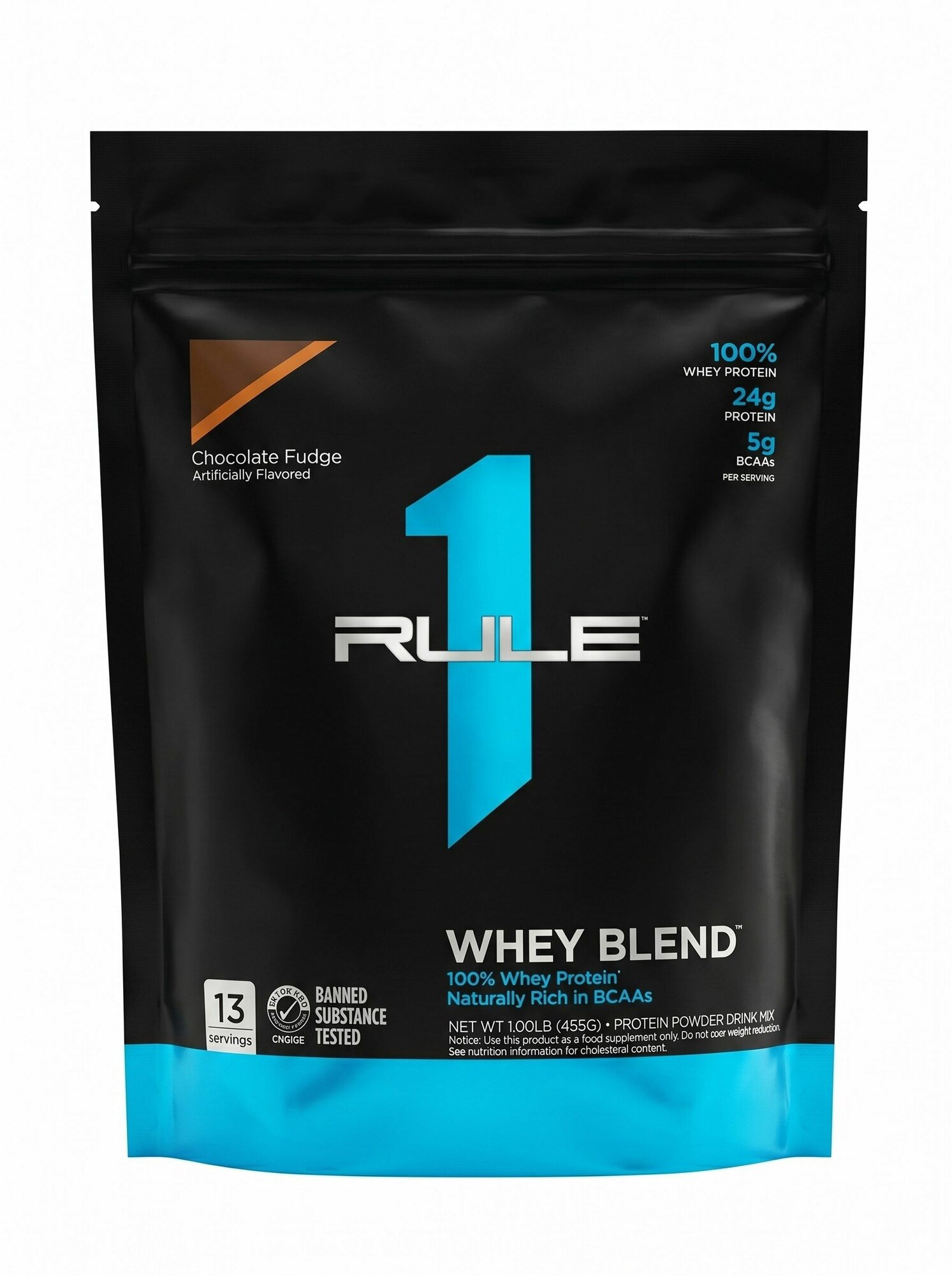 Rule One Proteins, Whey Blend, протеиновая смесь для приготовления напитка, Шоколадная помадка