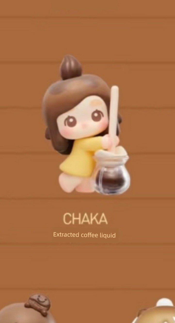 Pop Mart Coffee Factory Series Фигурка Чака с кофейной экстракцией
