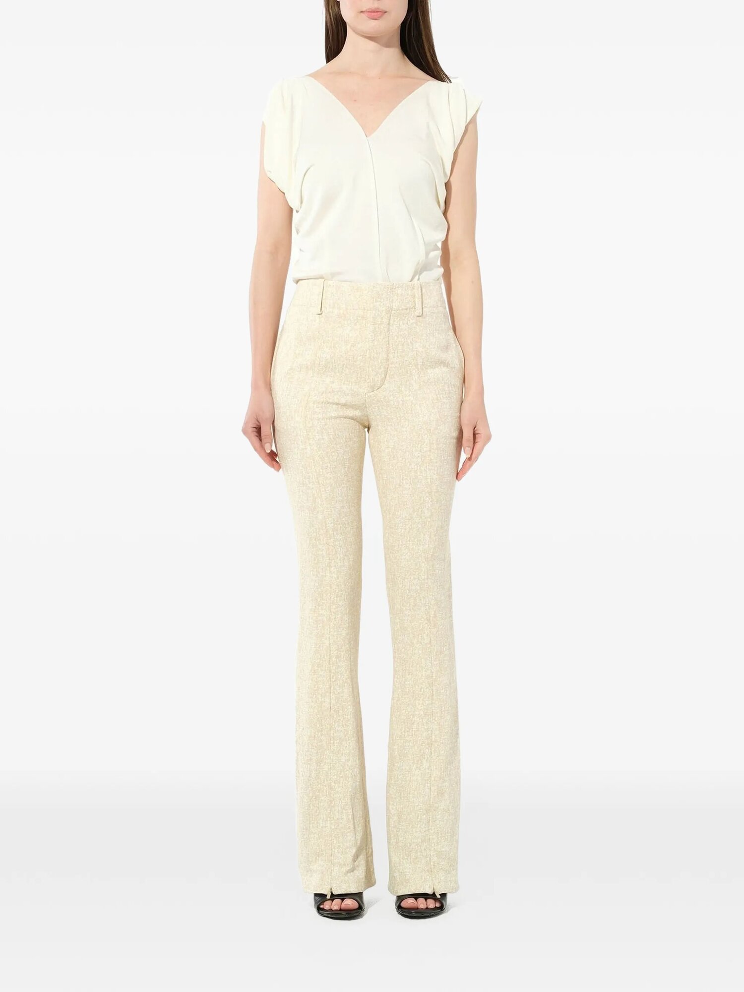 Брюки Chloe Split-cuff trousers, размер 38, разноцветный — фото 1