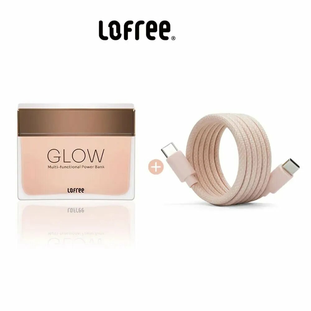 Lofree GLOW Power Bank Мобильный источник питания для быстрой зарядки с проводом большой емкости