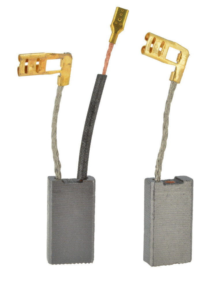 Щетки угольные 6,2х12,5х23 (2шт) (с автостопом) для перфоратора BOSCH GBH 7-45 DE (Тип 0611235808)