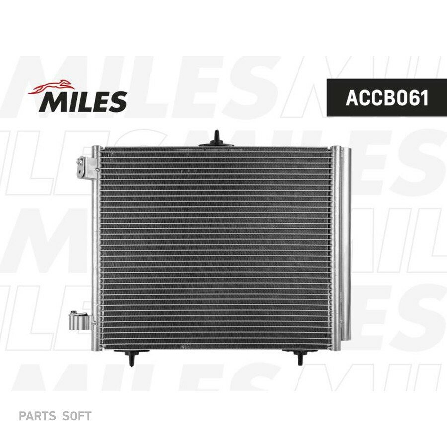 MILES ACCB061 Конденсер CITROEN C2/C3 / PEUGEOT 207/1007 1.1-1.6/1.4-1.6HDi 02- ()
