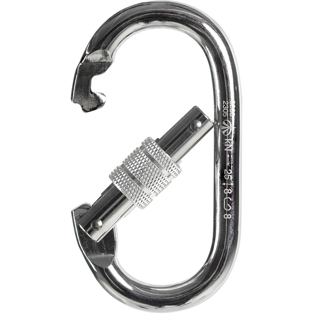 Карабин Vertical ver 0208, винтовой, сталь, овальный, 2500 кг