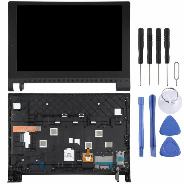 OEM ЖК-экран для Lenovo йоги вкладка 3 (10 дюймов) YT3-X50, YT3-X50F, YT3-X50M Digitizer Полная сборка с рамой (черная)
