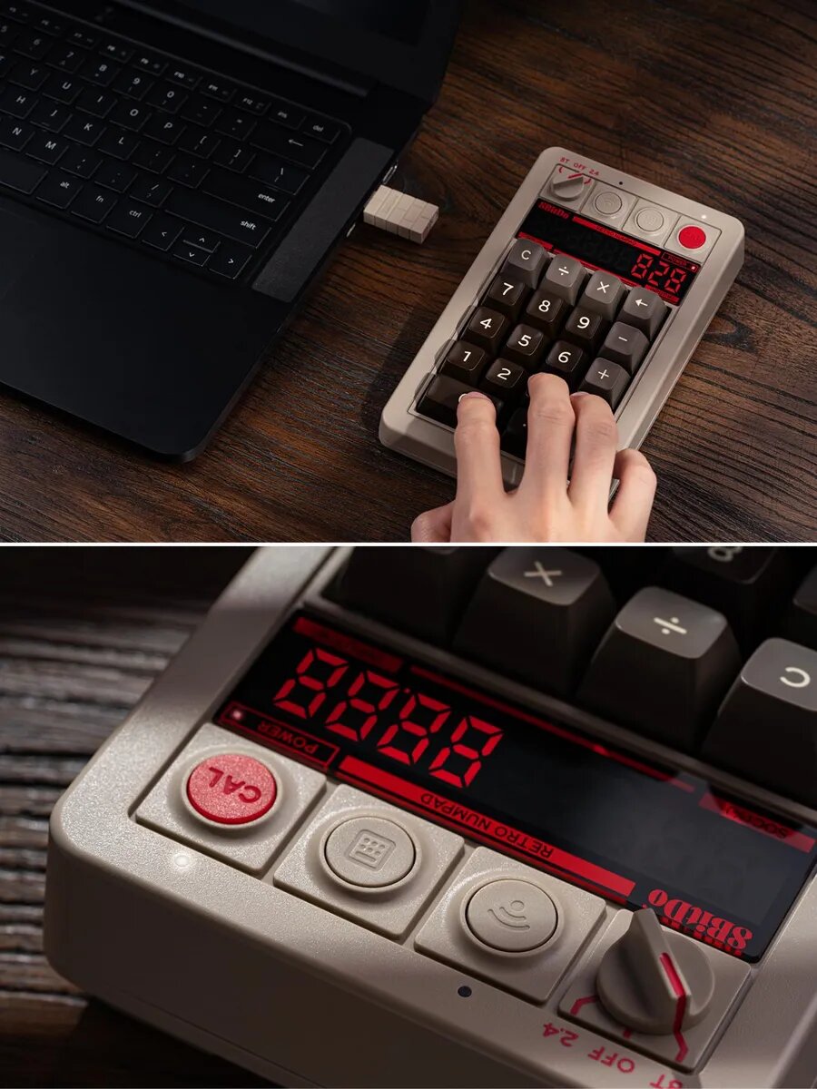 Клавиатура 8BitDo, механическая, Bluetooth/USB, цвет коричневый — фото 1