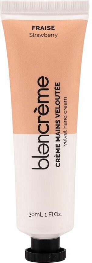 Blancreme Бархатный крем для рук "Клубника" Velvet Hand Cream Strawberry 30ml