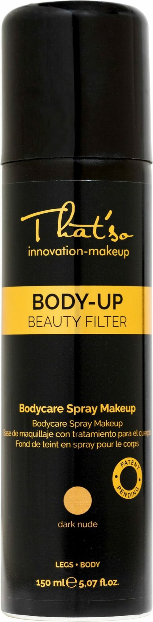 That’so Спрей-макияж для тела с эффектом нюд, темный Body-Up Beauty Filter Dark Nude 2*7ml