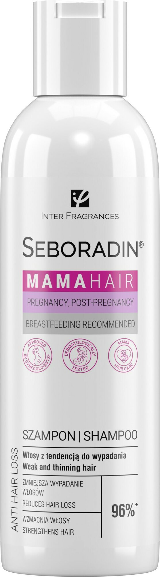 SEBORADIN Укрепляющий шампунь Seboradin Mama Hair для беременных и кормящих мам 200 мл Seboradin Mama Hair Shampoo 200 500ml