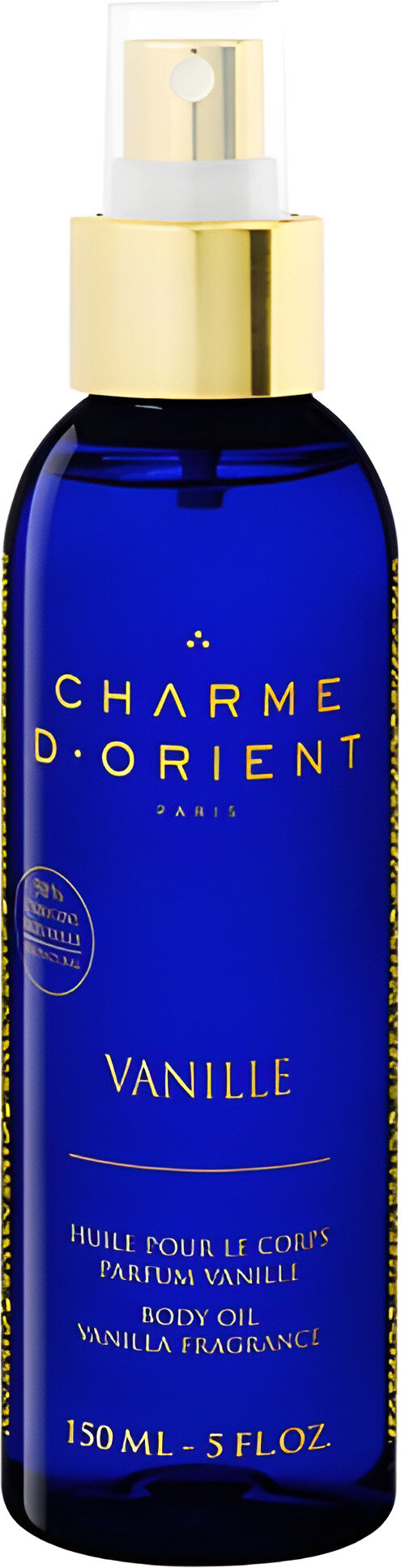 Charme d'Orient Масло для тела с ароматом ванили Massage Oil Vanilla Fragrance 4 шт.