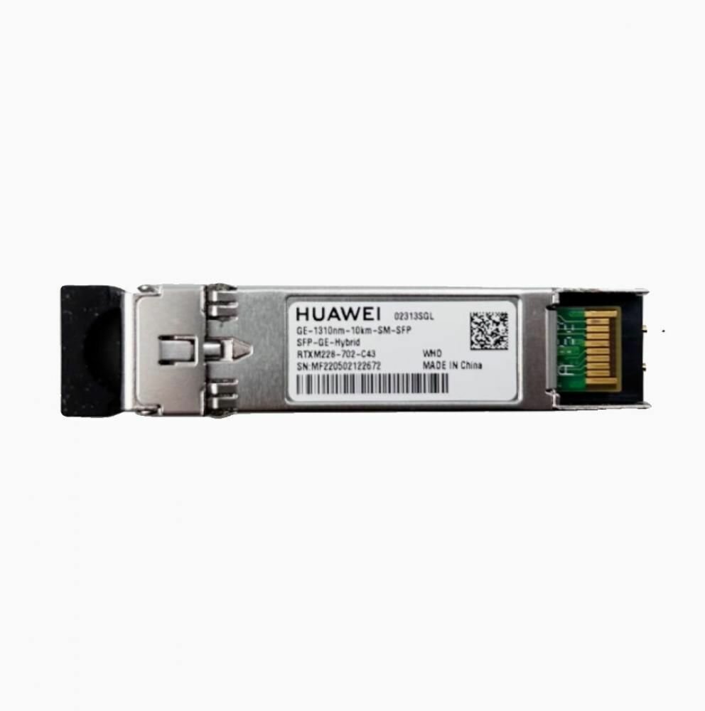 Трансивер Huawe* 02313SGL SFP-GE-Hybrid Hybrid Module SFP GE 1310nm 10km optical distance PDLC (02313SGL)