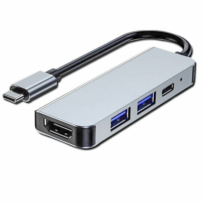 Хаб Palmexx 4в1 USB-C to HDMI+2*USB3.0+USBC