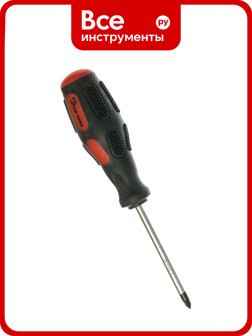 Крестовая отвертка PZ1x75 мм Top Tools 39D655