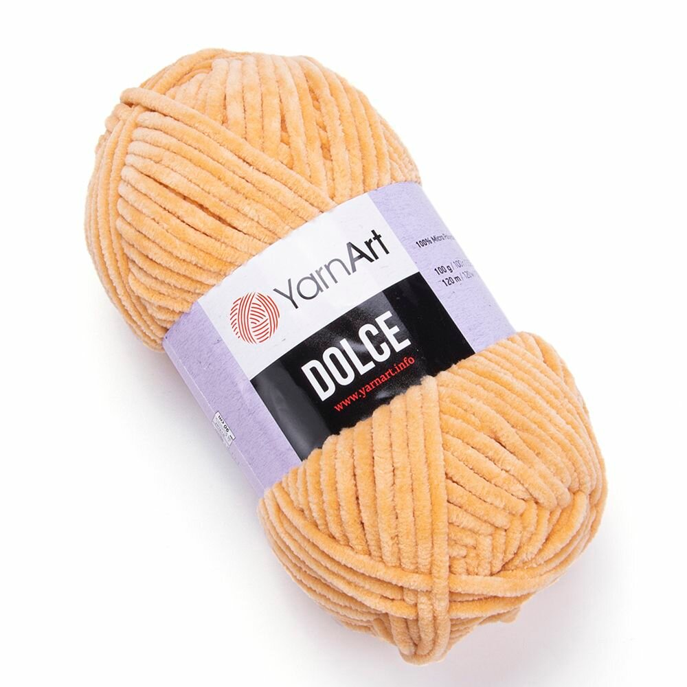 Пряжа для вязания Yarn-Art Dolce, 1 моток (120м, 100гр), цвет 855 Песочный