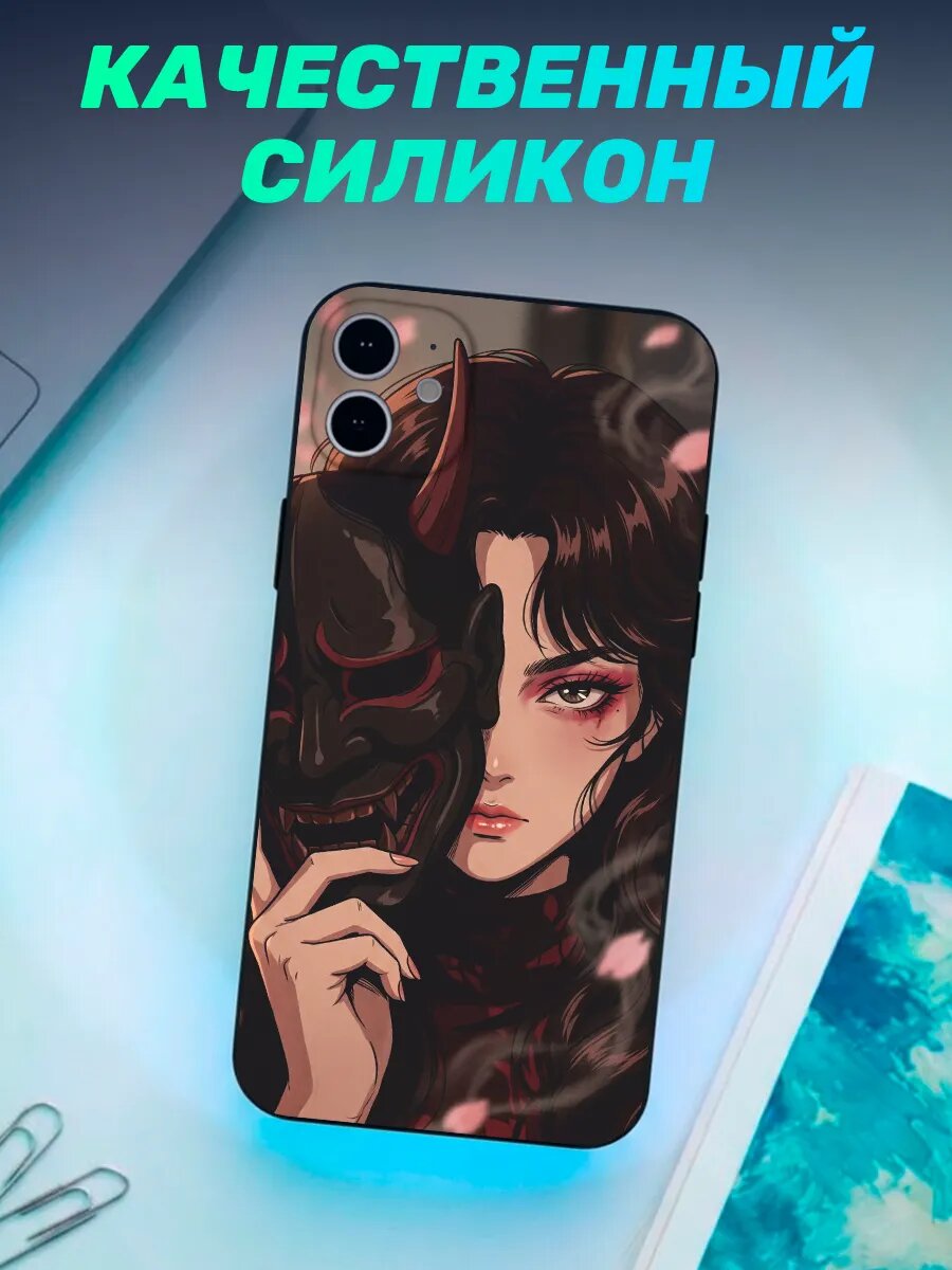 Чехол на iphone 11 аниме девушка — фото 1
