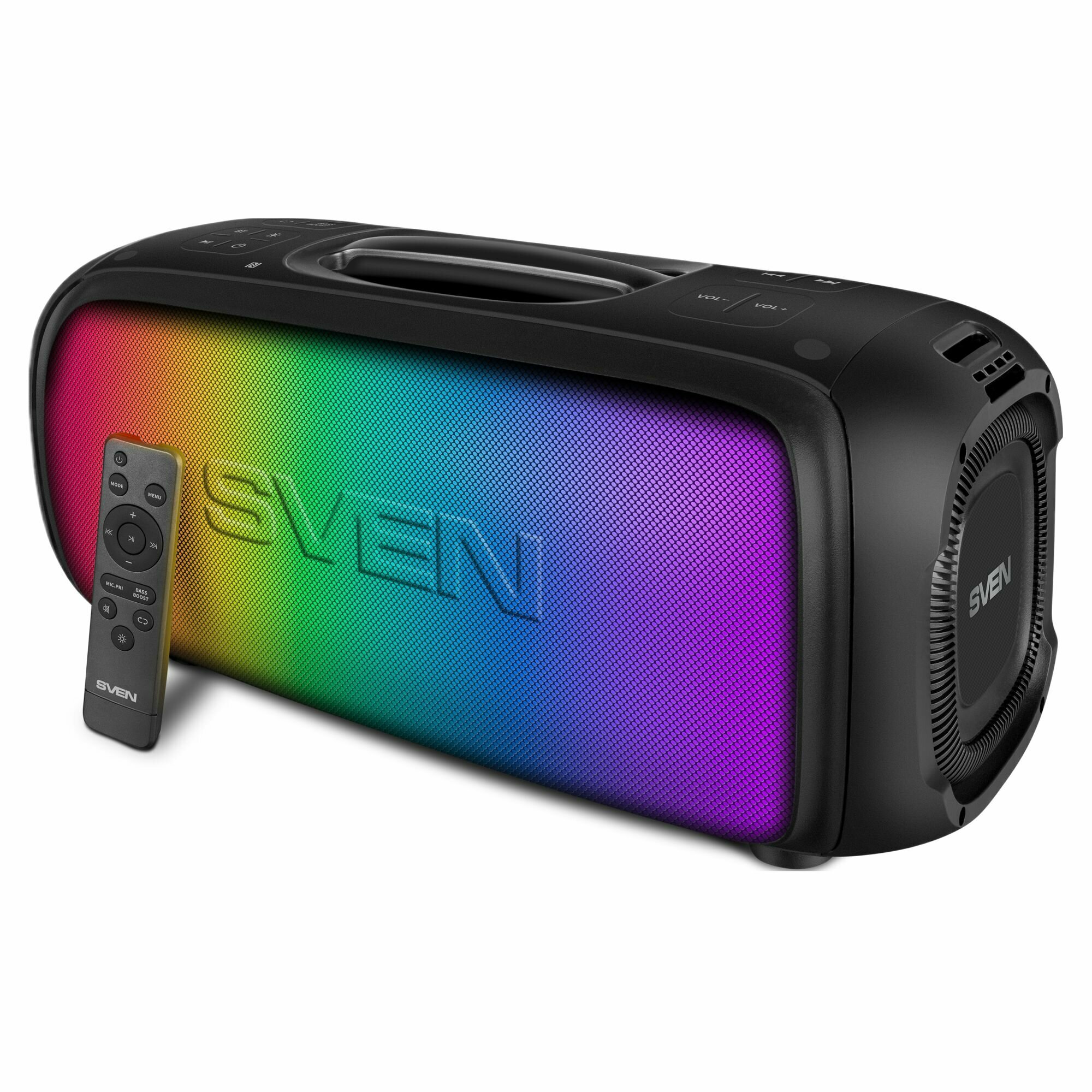 Портативная колонка Sven "PS-860", беспроводная, 100 Вт, FM-радио, черная