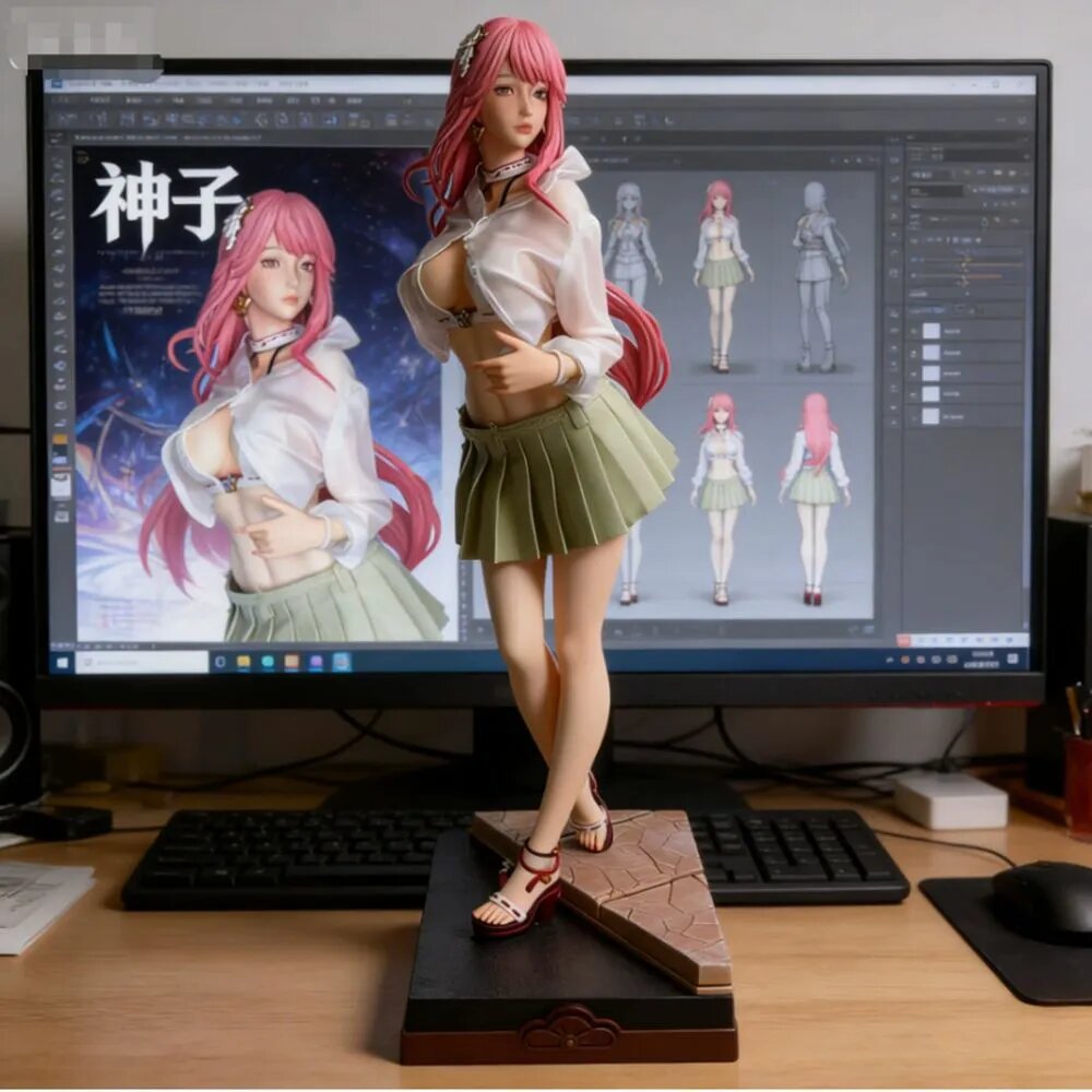Аниме фигурка Яэ Мико(Yae Miko) / Genshin Impact (Геншин Импакт), 52cm