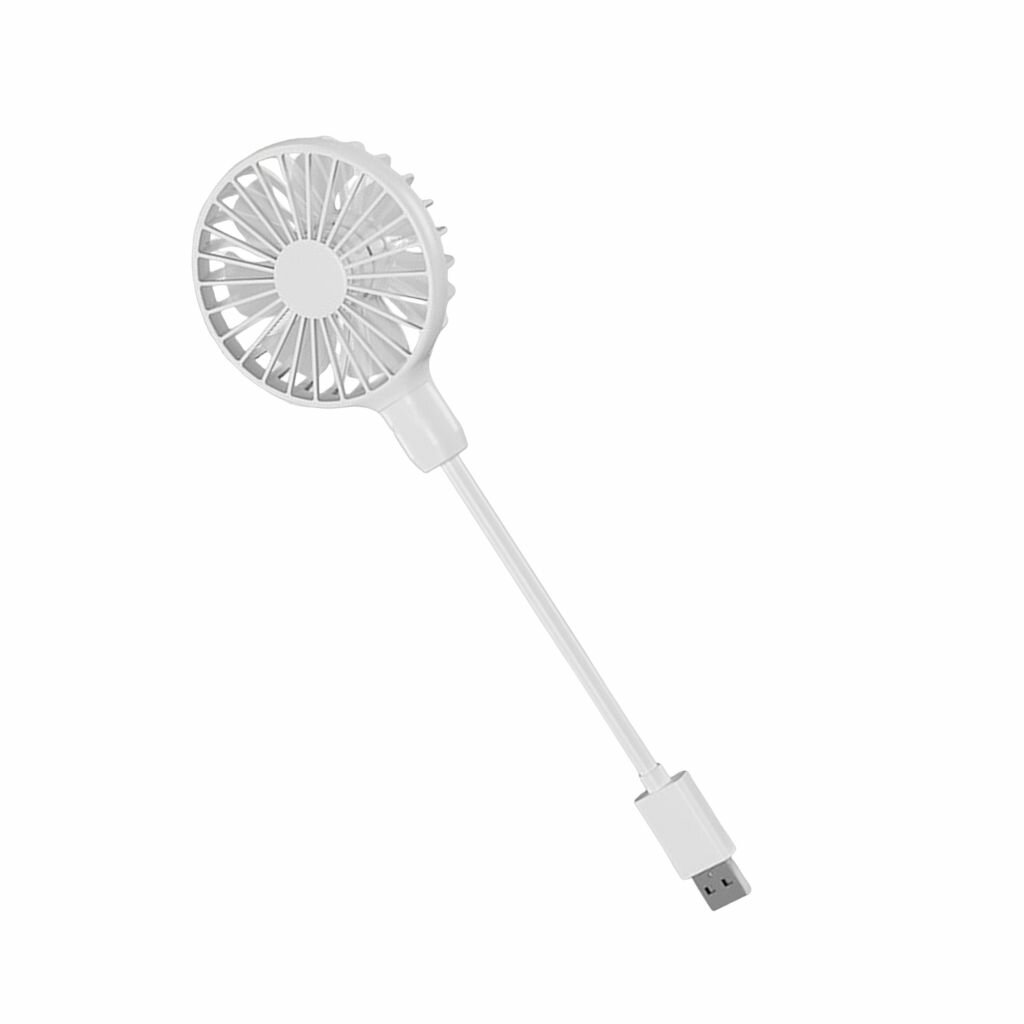 Регулируемый USB-вентилятор с гибким шлангом, Белый - 35cm