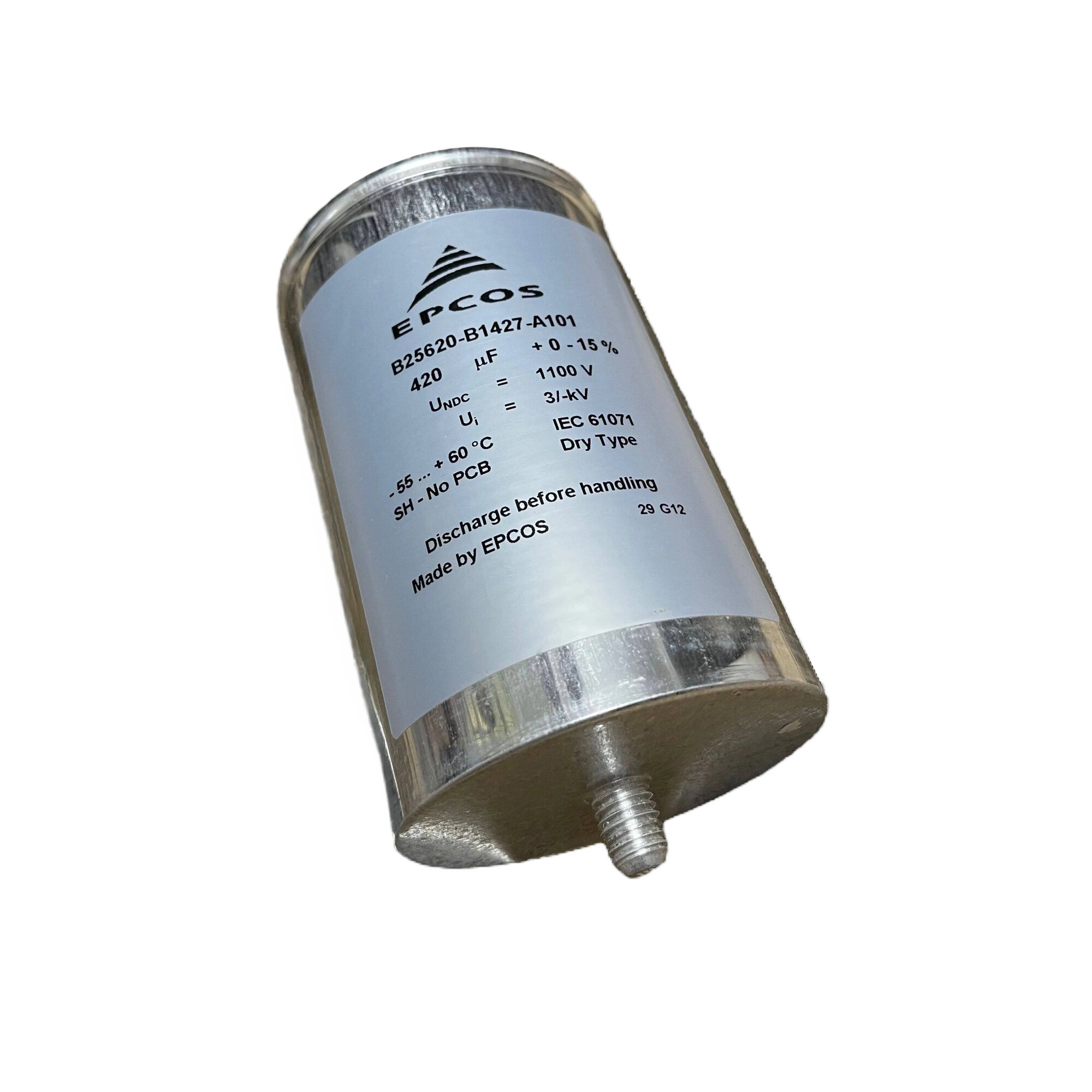 EPCOS-TDK B25620-B1427-A101 420UF 1100V Конденсаторы для накопления энергии инвертора новой энергии 1шт цена