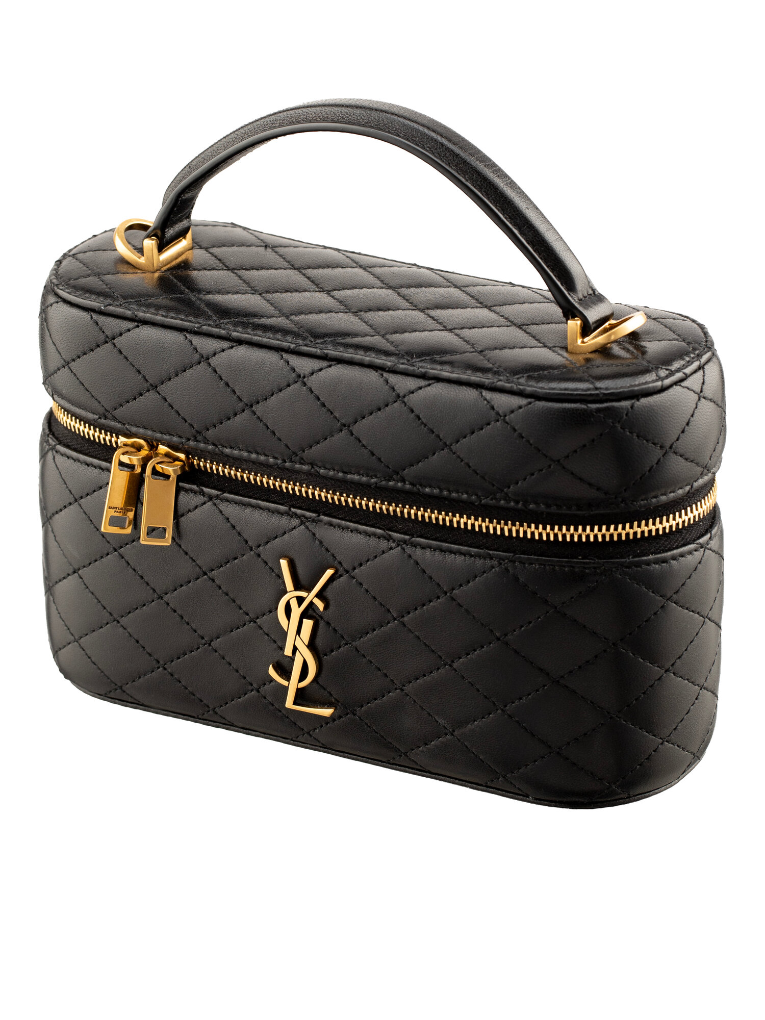 Сумка кросс-боди Saint Laurent Gaby Mini Vanity, черный — фото 1