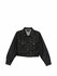 Куртка LEMAIRE Stud-embellished cropped denim jacket, размер 36, синий
