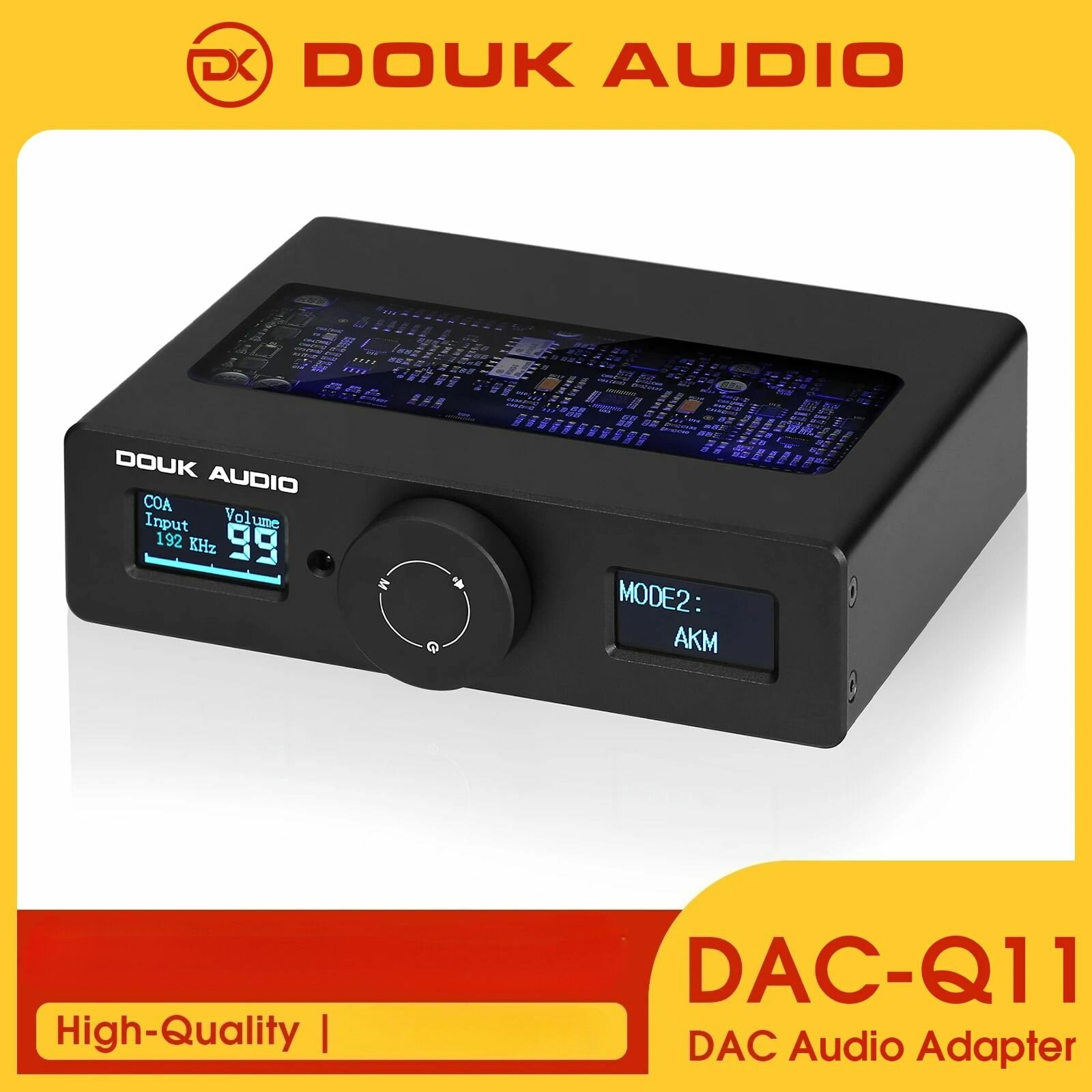 Douk Audio DAC-Q11 HiFi Декодер ESS9038+AK4493 цифровой DSD аудио HiFi ЦАП