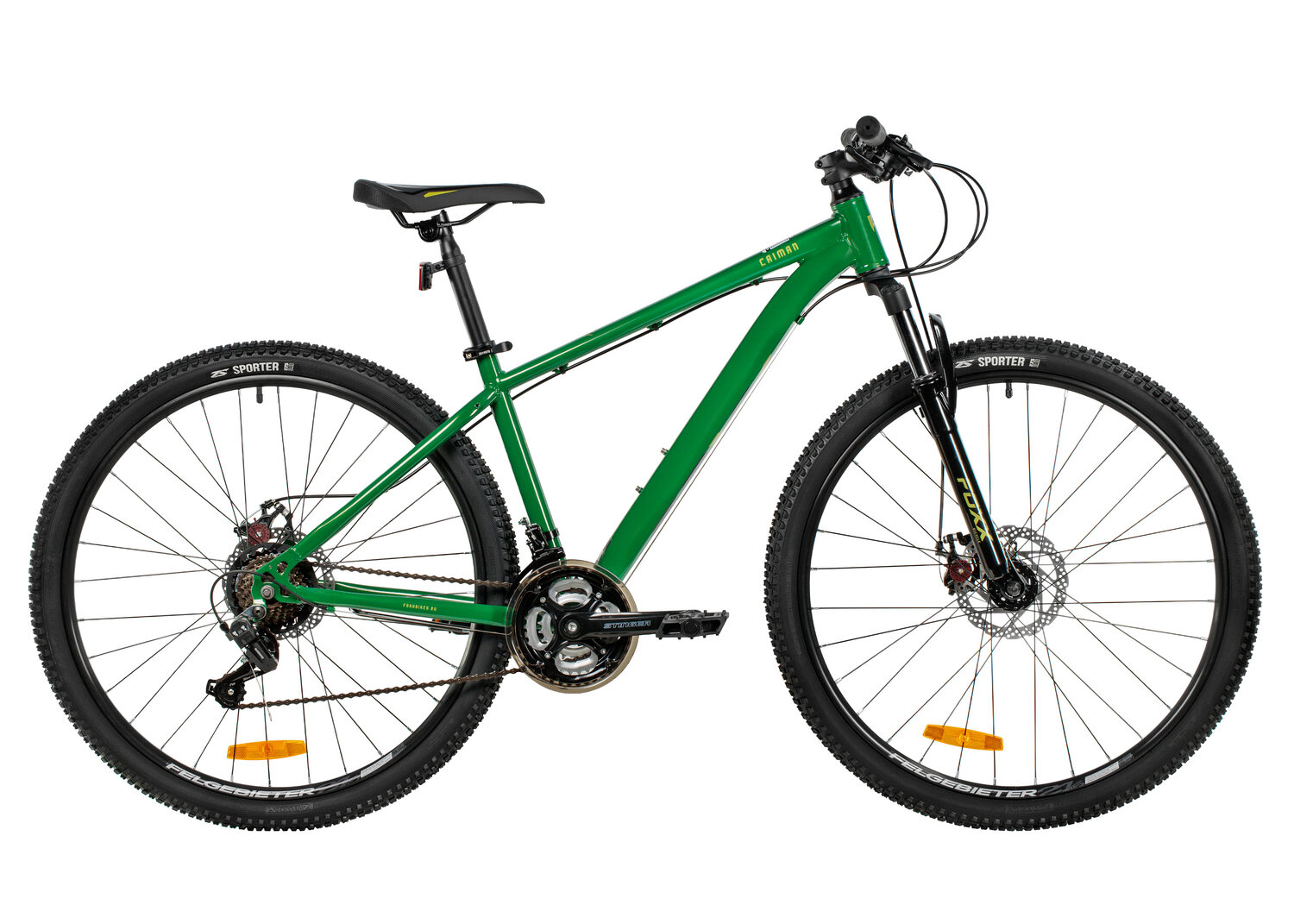 Горный велосипед Foxx Caiman 27.5 (2026), размер 16", цвет Зеленый