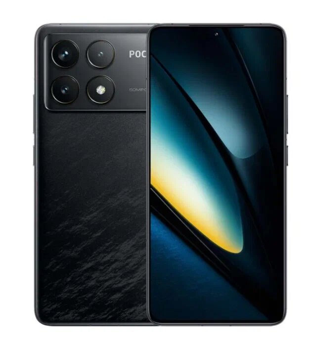Смартфон Xiaomi POCO F6 Pro, 12GB/512GB, AMOLED, 3200x1440, Black/Черный