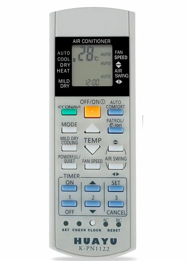 Пульт для кондиционера Panasonic CS-E12DKEW