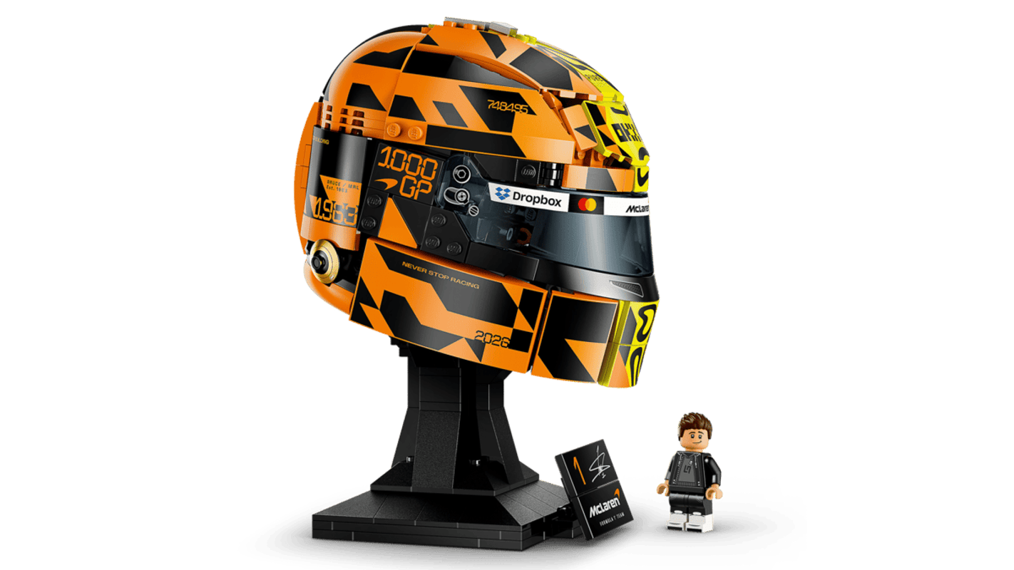 Конструктор LEGO Editions 43023 Шлем Ландо Норриса из команды McLaren Mastercard F1, 793 дет. — фото 1