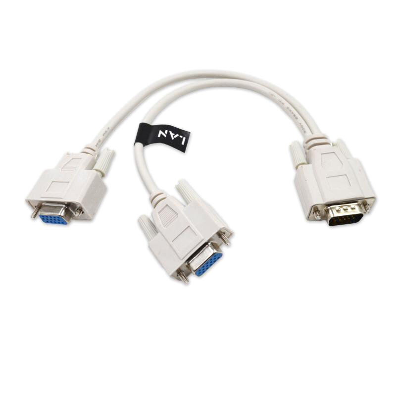 Разделитель сигнала VGA для двух мониторов (штекер VGA - 2 гнезда VGA)