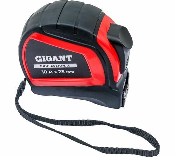 Рулетка 10м строительная Gigant Professional с автостопом GPGW-05