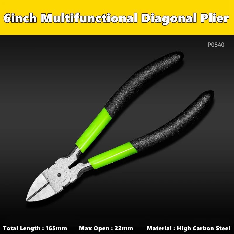 Диагональные плоскогубцы 5/6 дюймов Diagonal Plier 6 inch1