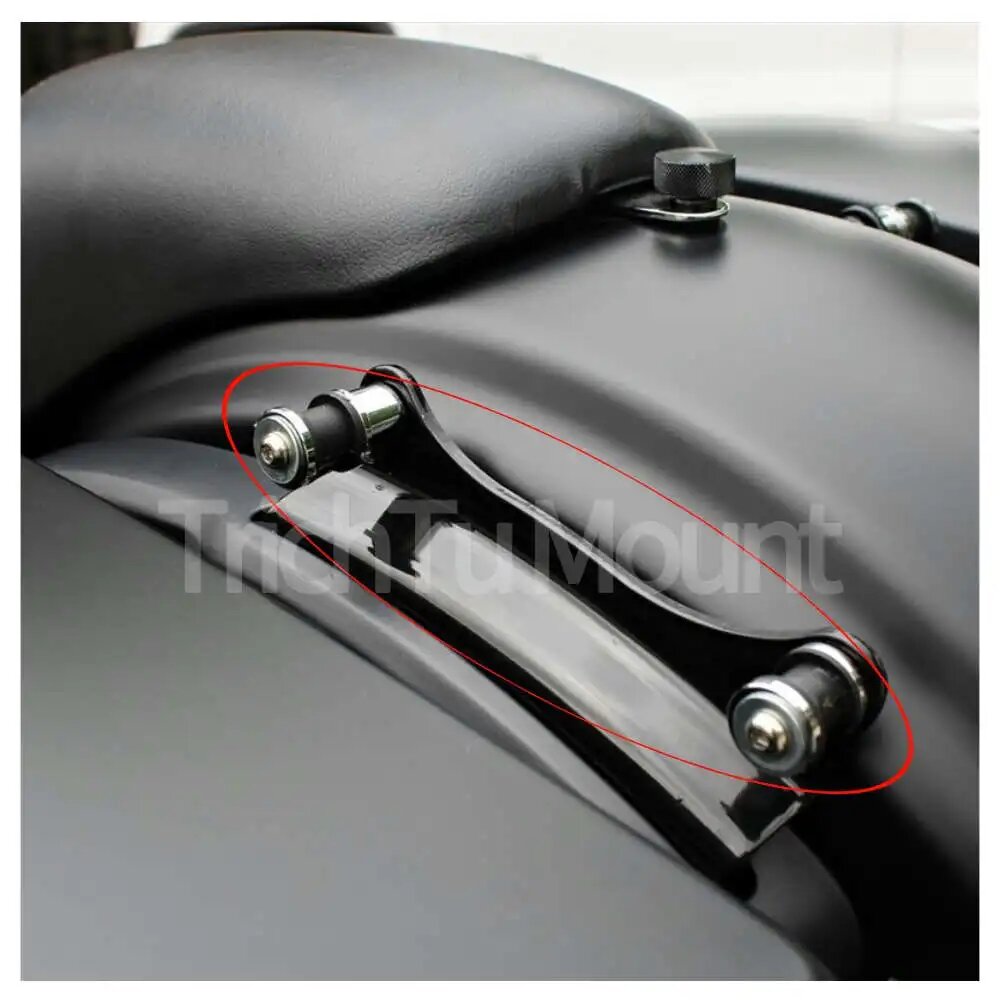 Комплект крепежных винтов для мотоциклов Harley Sportster XL883 1200 48 2004+ для съемной спинки-опоры (Sissy Bar) и креплений.
