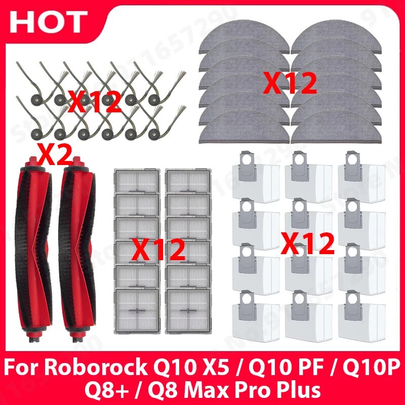 Набор запчастей Roborock Q10 X5/Q10 PF/Q10P/Q8 Max Pro Plus, Set 5