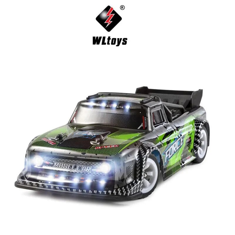 Новинка WLtoys 284131 RC шорт-кар 1:28 4WD, электромотор, алюминиевое шасси, светодиодные фары, дрифт, 2.4G