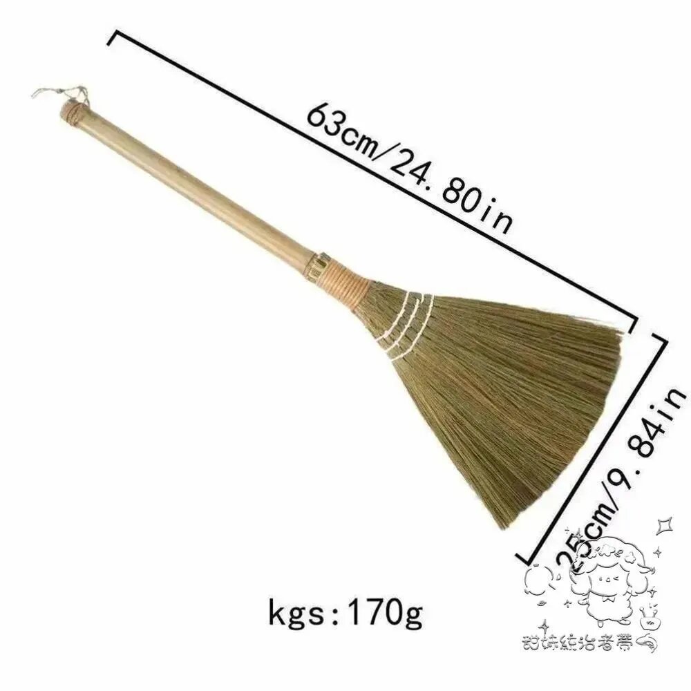 Домашний веник с удобной ручкой для эффективной уборки 63*30cm