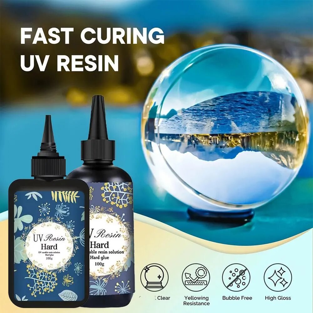 УФ - Эпоксидная смола для творчества, 100гр. EpoView UV.