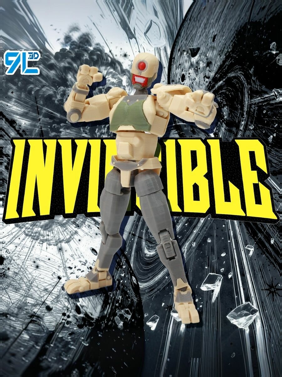 9L3D Фигурка Воскрешенный человек (Resurrected Man) Непобедимый герой titan 13 Invincible, 3D-печатный подвижный манекен, подарок для фанатов аниме, подарок