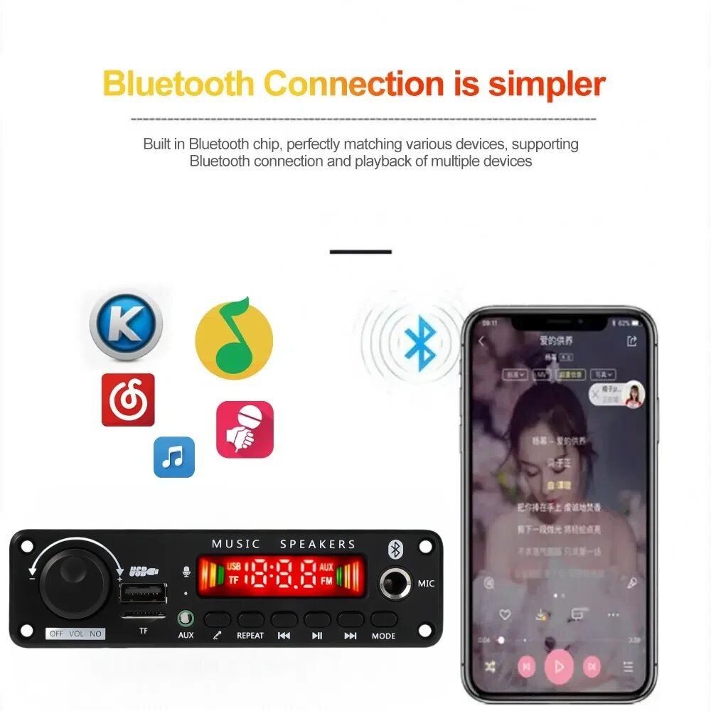 Bluetooth Усилитель 150Вт DC 8V-26V — фото 1