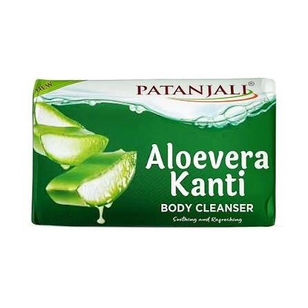ALOE VERA KANTI Body Cleanser, Patanjali (алоэ вера мыло для тела, Патанджали), 45 г.