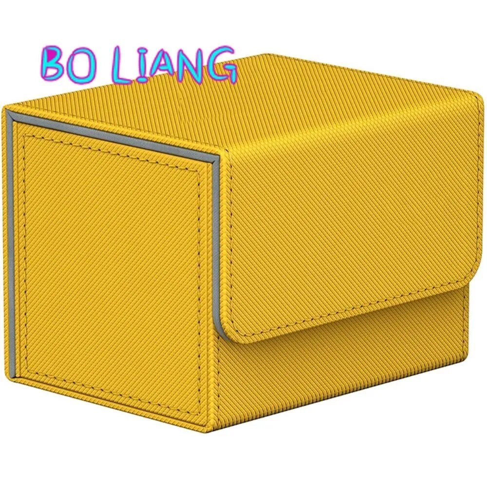 Кофр для хранения вещей BO LIANG, коробка для карт, ПУ, 78*83*104 мм, желтый