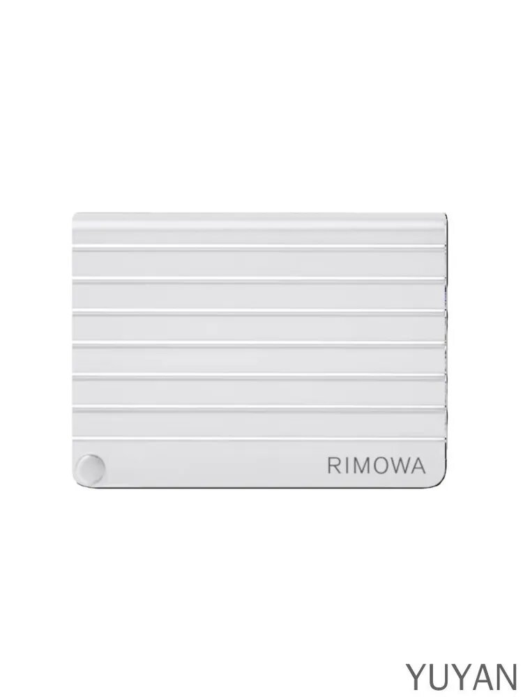 Картхолдер RIMOWA для Iphone с магнитом-Aluminum -Cеребро