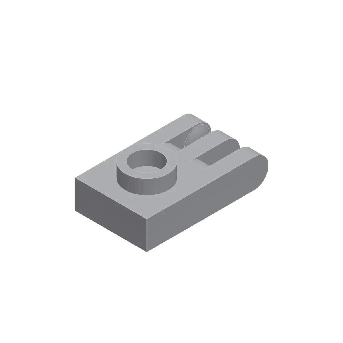 Конструктор SixBricks, Серый, 10 деталей, 4276 light grey