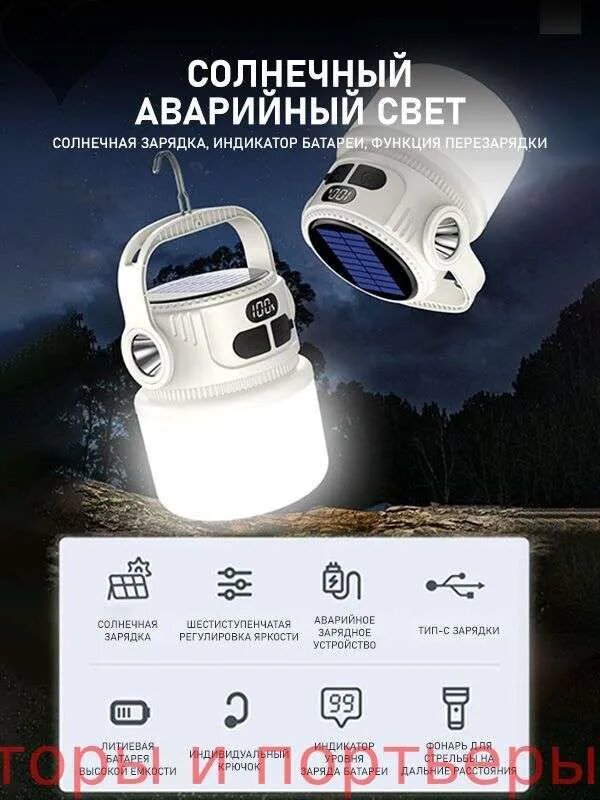Кемпинговый фонарь — фото 1